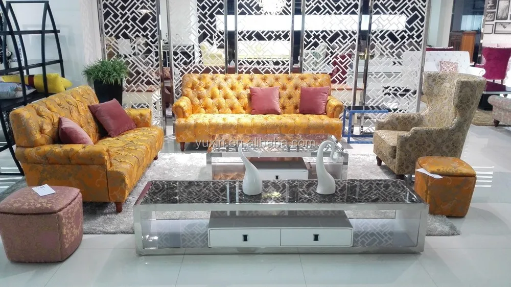 Saudi Arabia Classic Fabric Sofa Furniture New Antique Sofa Set For ...