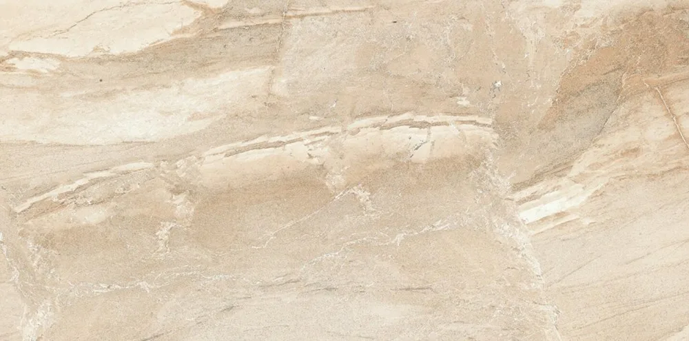 Thin Beige Marble Stone Look Tile - Polished Porcelain