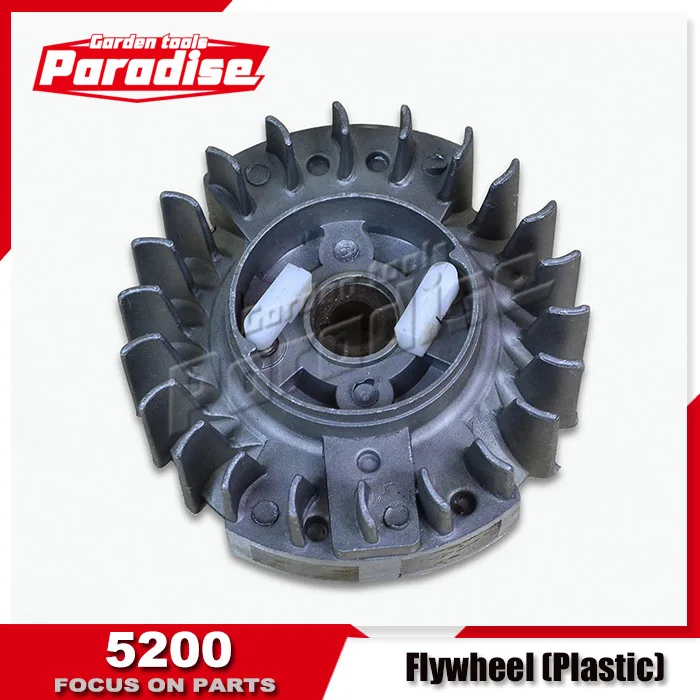 With Plastic Pawl Flywheel For 4500 5200 5800 Chainsaw Use - Buy ...