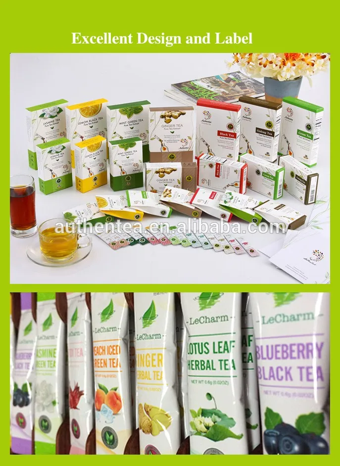 Premium Flavored Instant Lemon Green Tea Powder 0 Calorie - Buy Instant ...