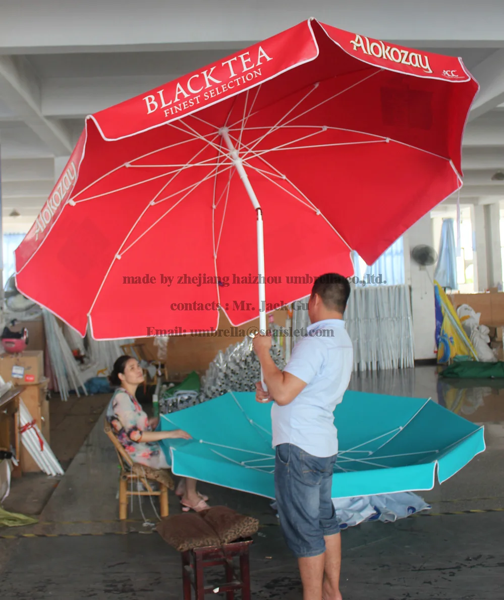 Pvc Parasol For Alokozay Tea,Alokozay Tea Pvc Beach Umbrella - Buy Pvc ...