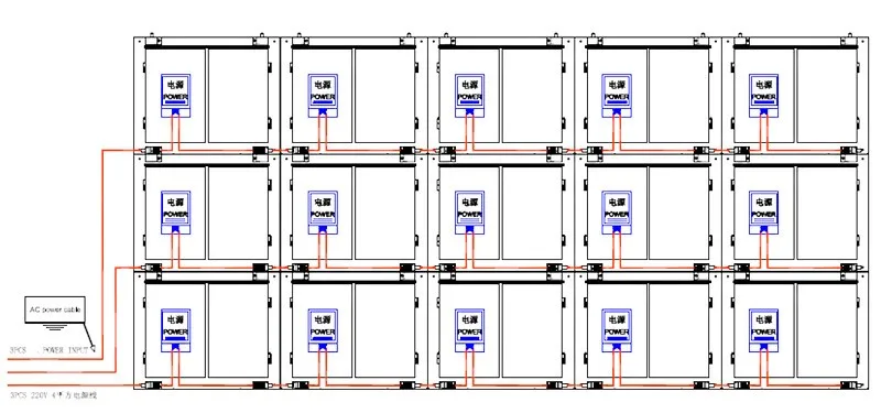 Led Screen Structure Led Display Construction Outdoor Led Board - Buy ...