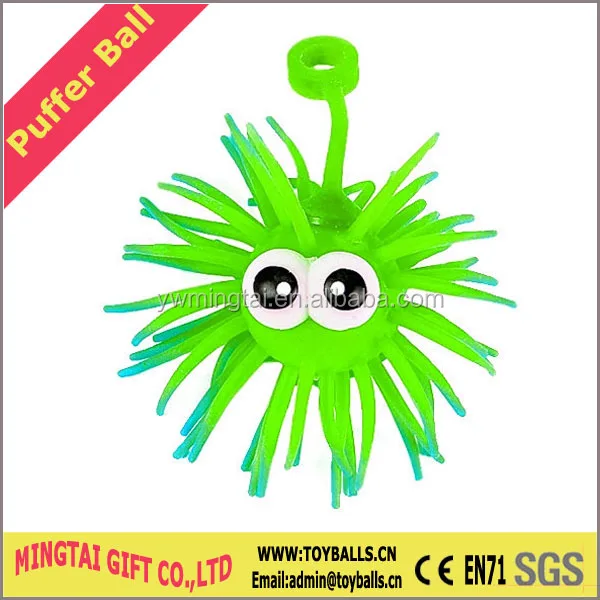 Flashing Squishy Animal Puffer Ball - Fun & Stress Relief