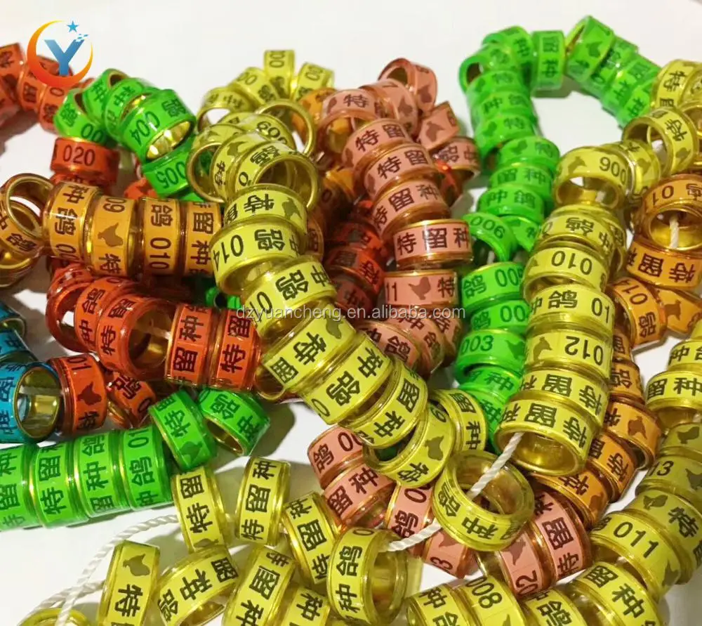 Plastic Chicken Leg Ring,pigeon Leg Ring Factory Bird Foot Tags Labels ...