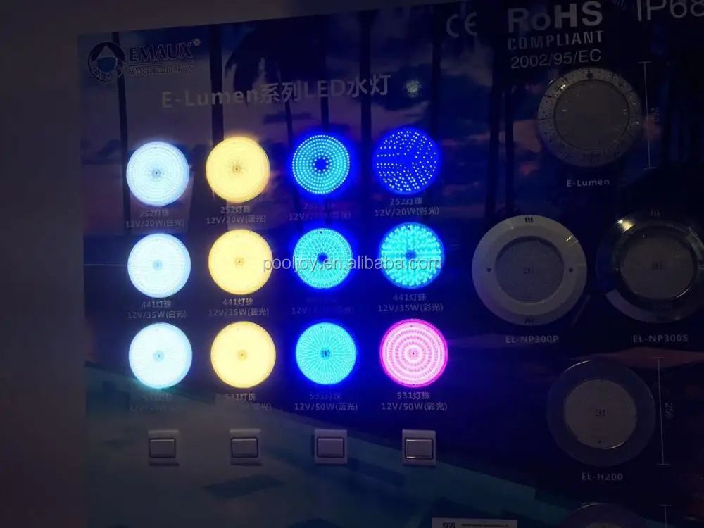 Emaux Luxury Led Swimming Pool Light For Underwater Installation - Buy ...