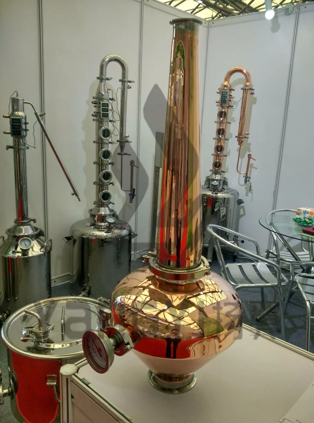 500l Stainless Steel Industrial Wine Alcohol Multiple Distiller With ...