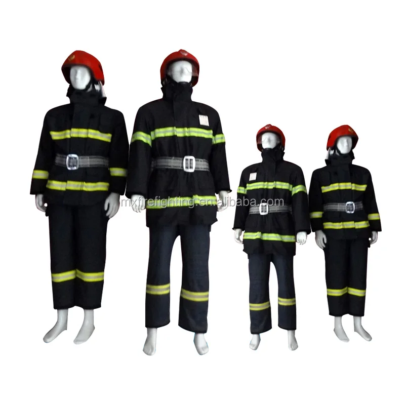 Fire Fighting Suit / Fire Resistant Suit Fire Clothing For Fireman ...