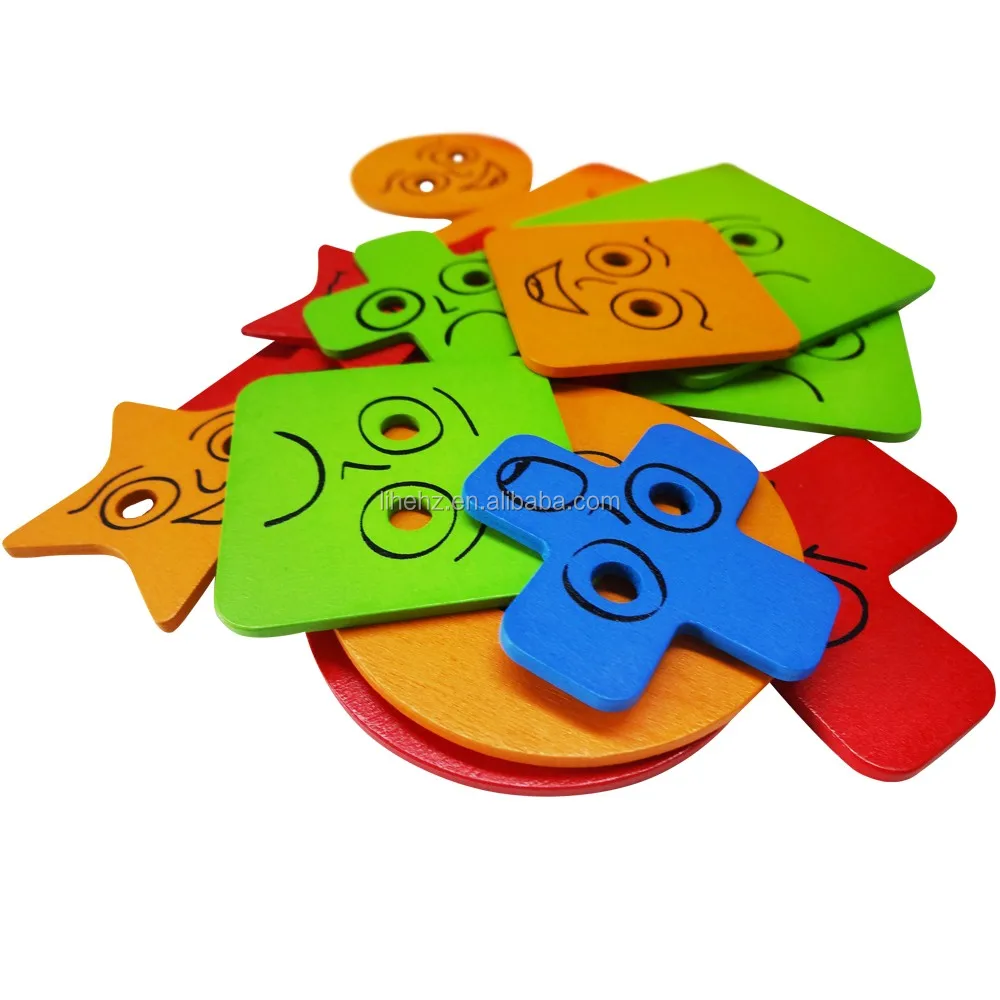 Happy String Game Children Craft Supplies Diy Educational Wooden Toys ...