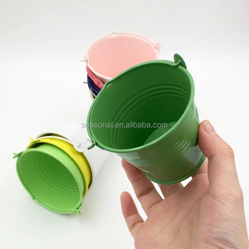 Mini Metal Flower Pots for Desktop - Perfect for Succulents