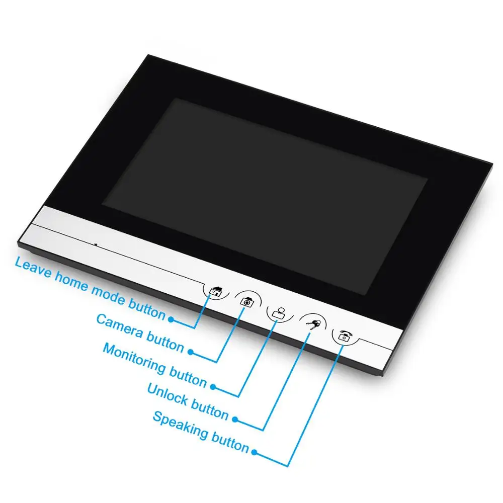 4 Wired Tft Lcd Color Intercom System Wired Video Door Phone Room To ...