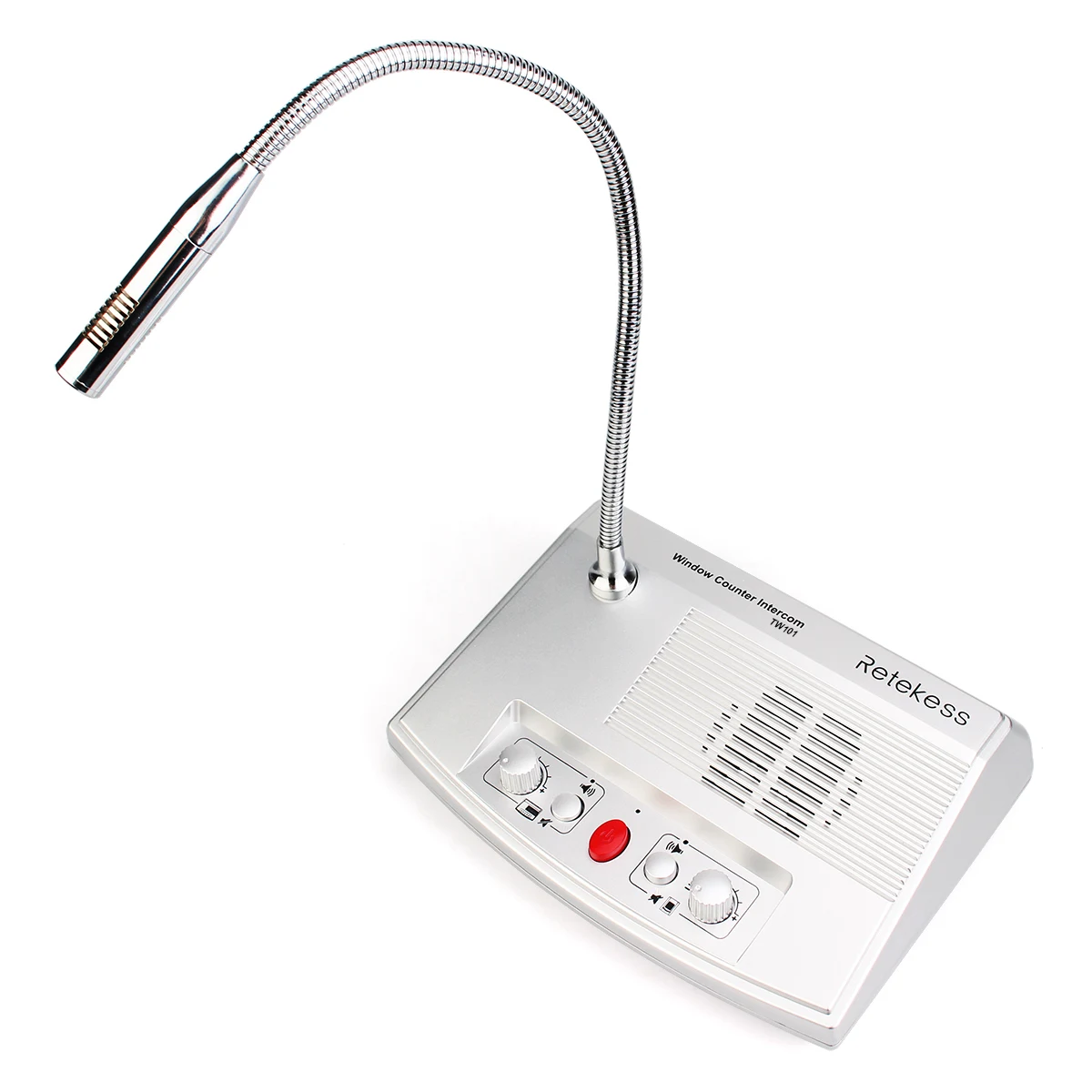 Window Speaker Intercom System Bank Counter Dual-way Intercommunication ...