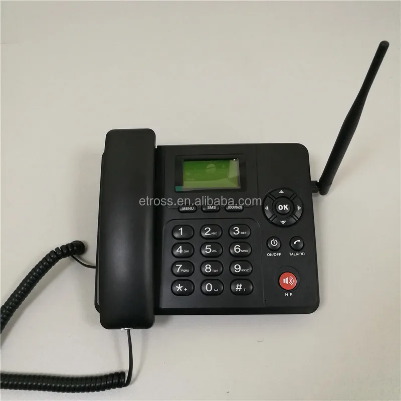 Sim Card 3g Landline Phone With Tnc Detachable Antenna - Buy 3g ...