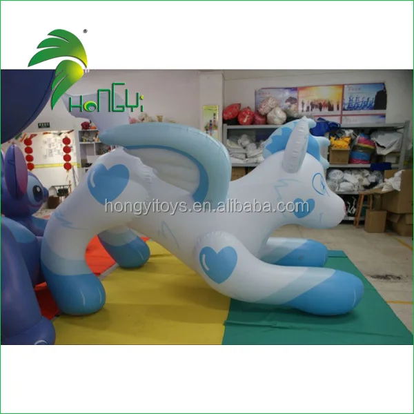 Hongyi Customized Cute Inflatable White Color Wolf Ride On Spring Toy ...