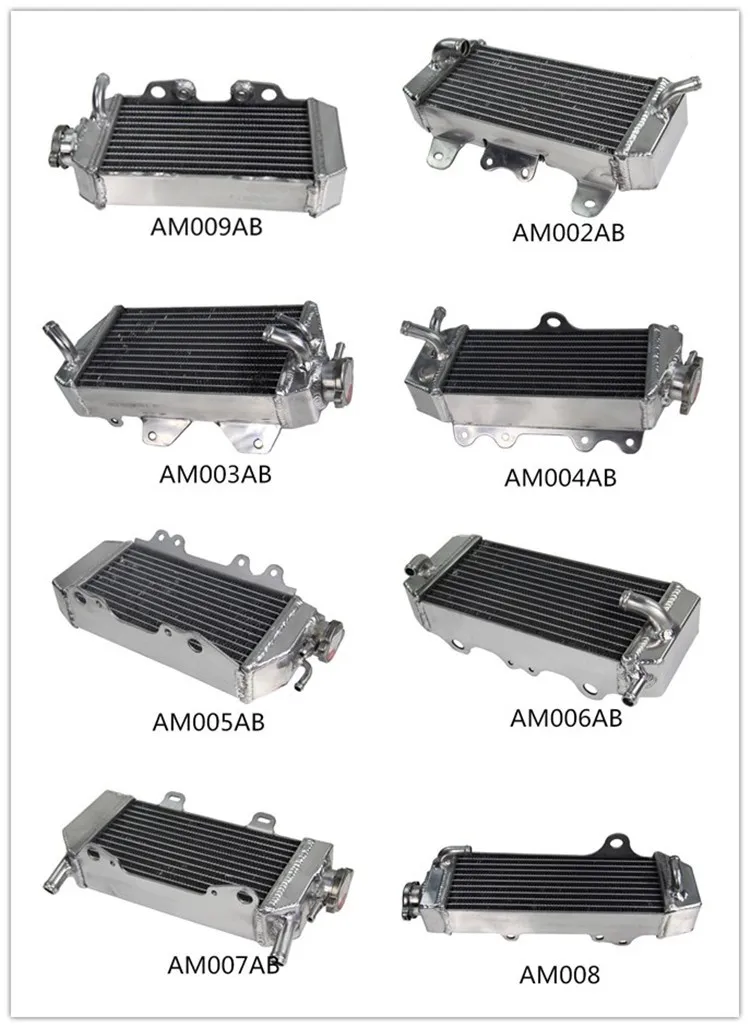 Small Aluminum Motorcycle Radiators For Crf250 / Crf250x / Crf250r ...