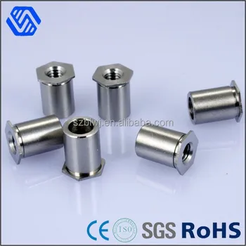 Round Head Aluminum Weld Nut Hot Sale Fastener Male And Female Rivet ...