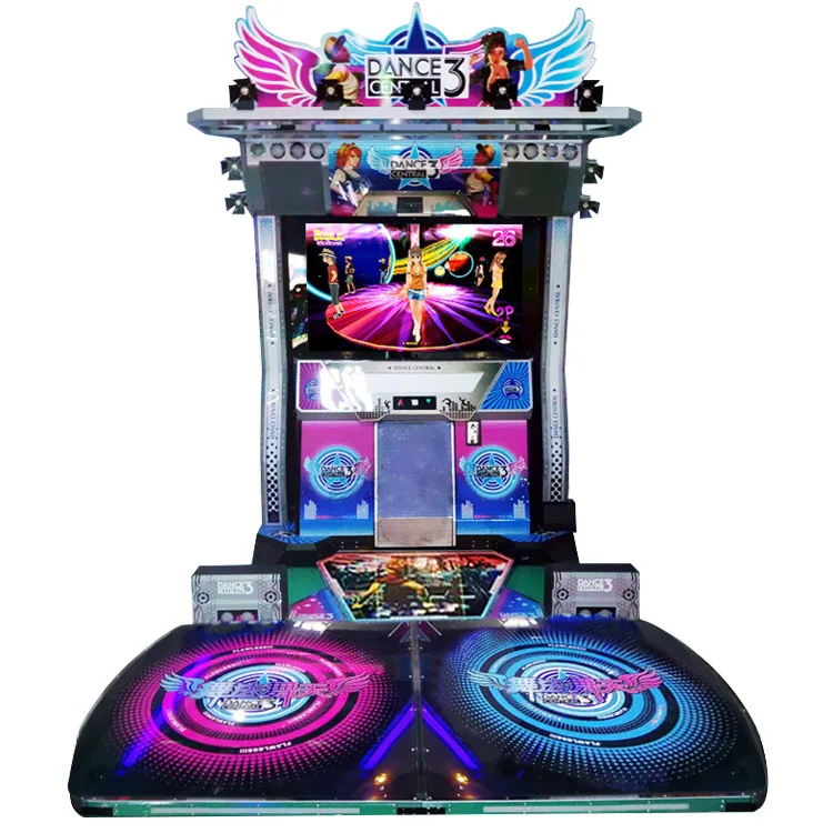 Popular Coin Operated Dancing Video Game Machine Simulator