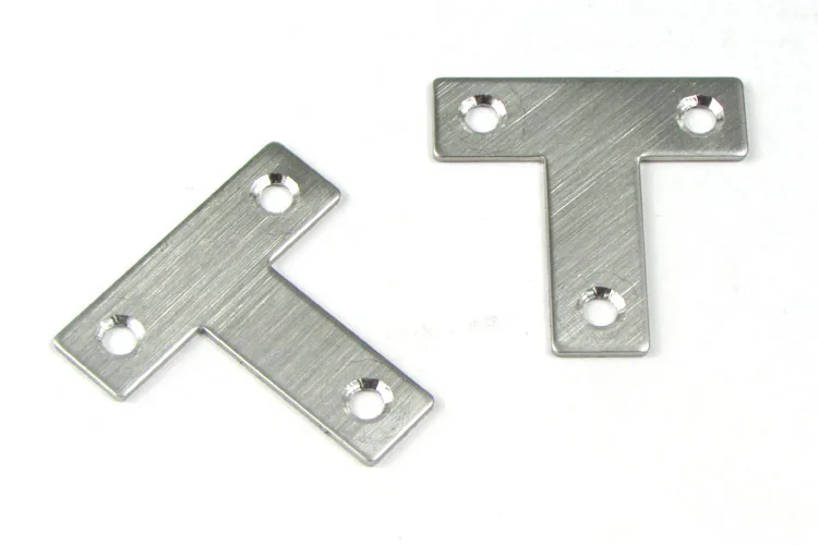 Galvanized Steel T Shape Hardware Angle Brackets With Different Size ...