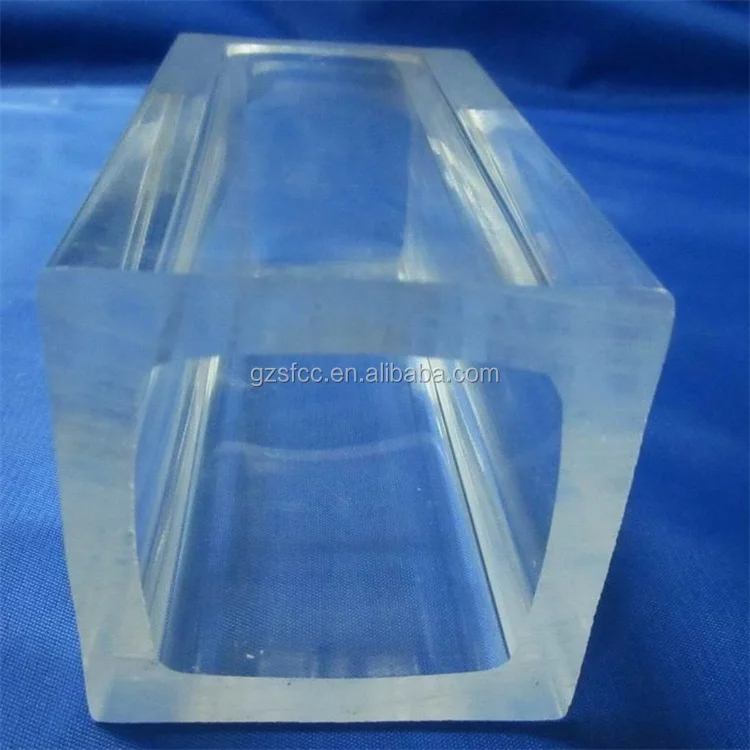 Clear Polycarbonate Square Tube/pipe - Buy Clear Acrylic Square Plastic ...