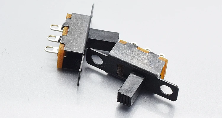 Black Spdt Switch Micro Toggle Switch On-off Miniature Slide Switches ...