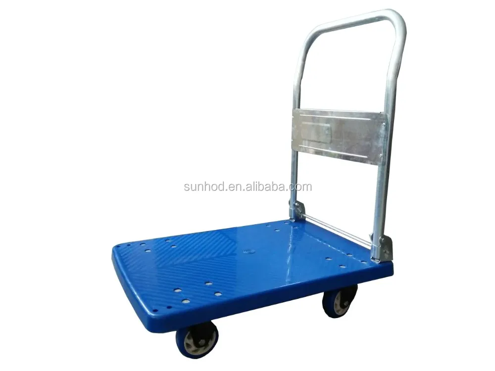 300kg Foldable Platform Trolley || Platform Truck Platform Hand Trolley ...