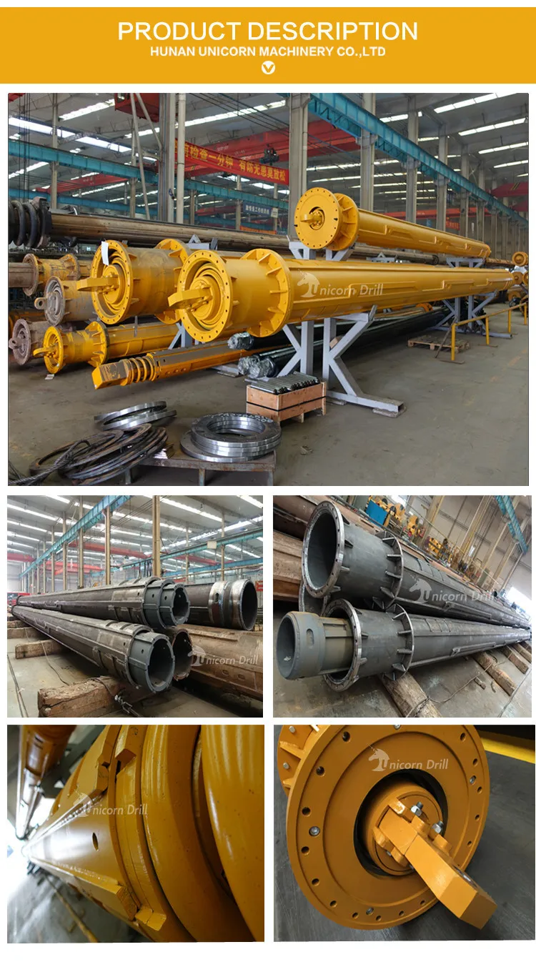 Soilmec Bauer Rotary Drilling Telescopic Kelly Bar Friction Kelly Bar ...