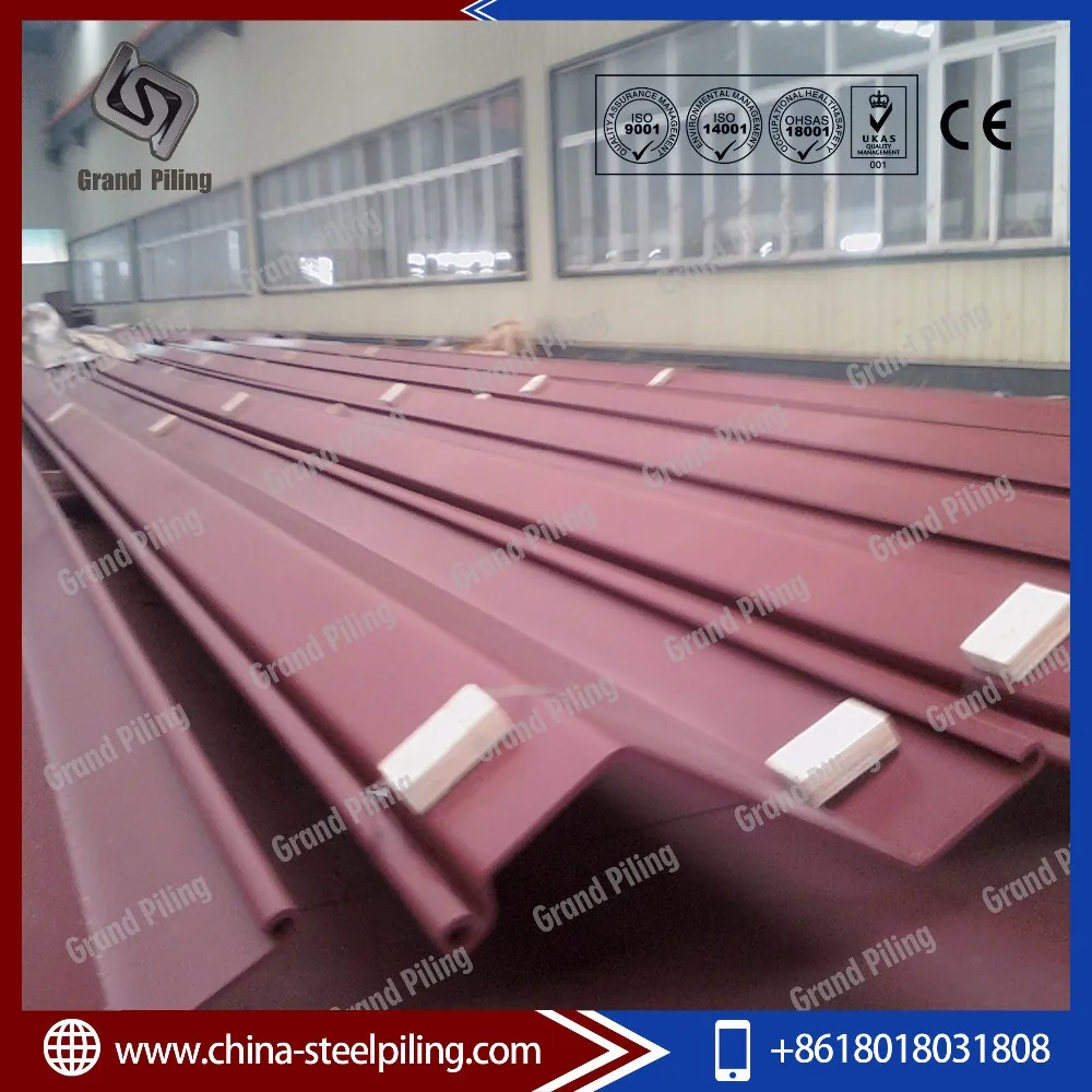 Z Type Cold Formed Steel Sheet Piles - Buy Steel Sheet Piles,Z Type ...