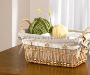 Wholesale Wicker Empty Gift Basket Gift Basket Supplies With Fabric ...