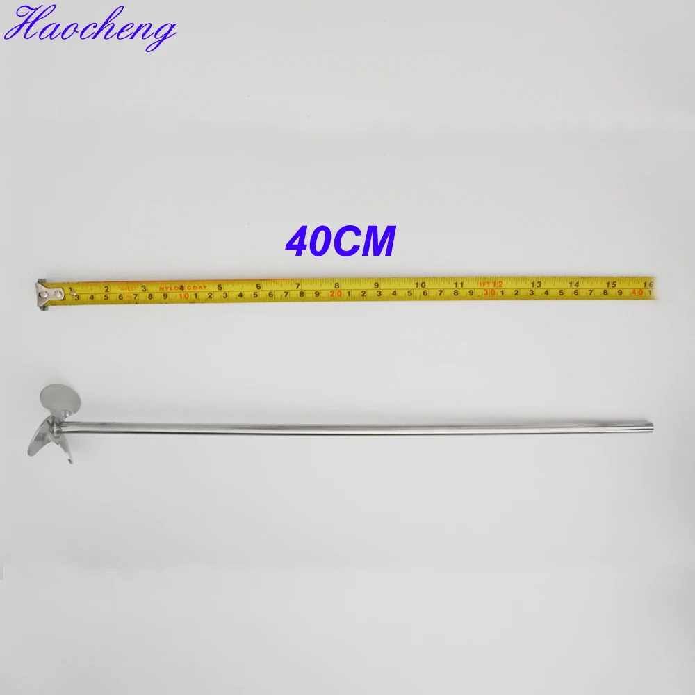 40CM Length SS304 Round Overhead Stirrer Blades for 40L-100L