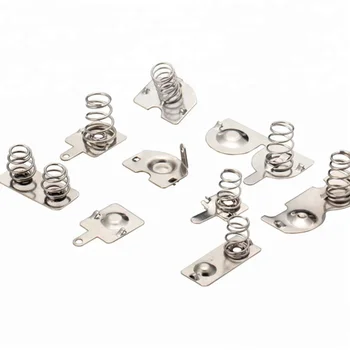 Custom Machining Stainless Steel Clips /battery Spring Contact/ Metal ...
