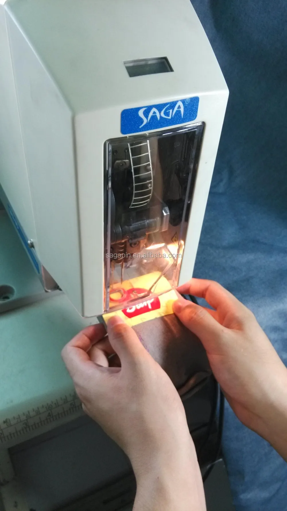 Spa-80 60w 13 Mm Plastic Staple Pin Attacher Machine Saga - Buy Staple ...