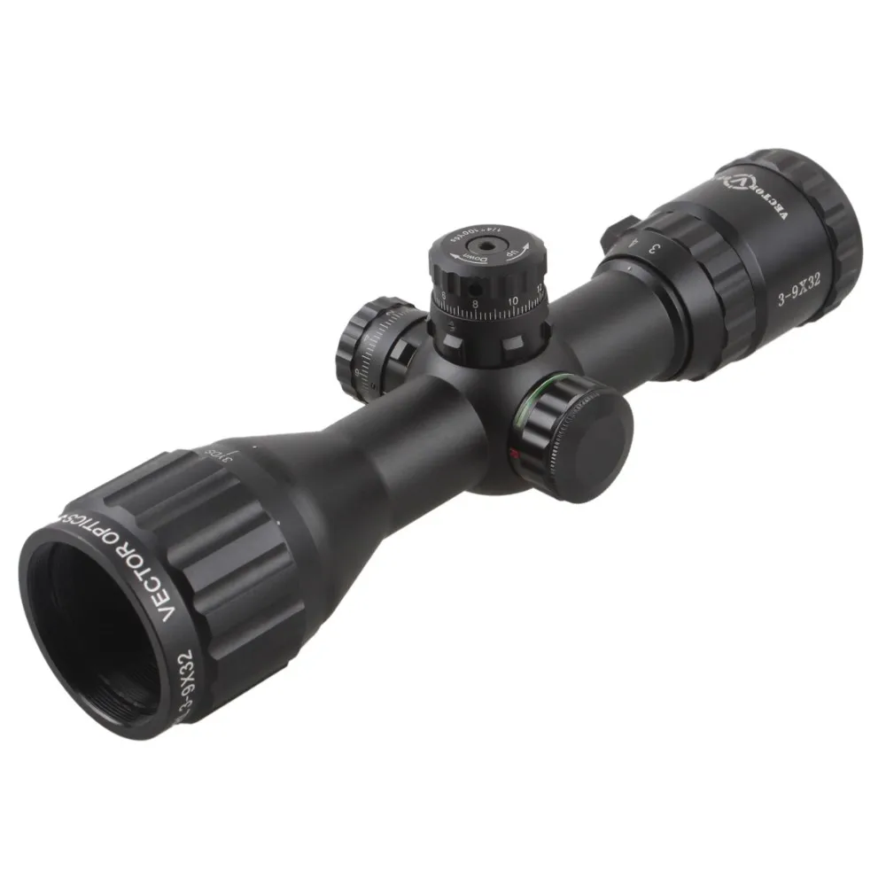 Vector Optics 3-9x32 Compact Scope Objective Lens Focus Illumination ...