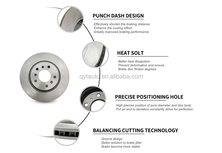 High Quality Car Front Brake Disc Stock 55097 for CADILLAC CHEVROLET