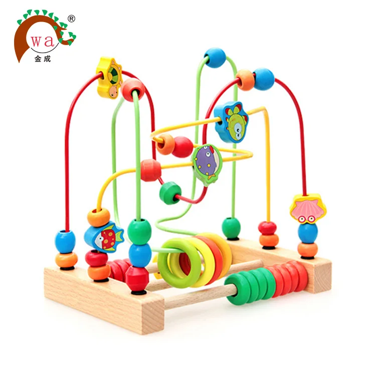 Educational Puzzle Games Toy String Bead Round Bead Toy - Buy ...