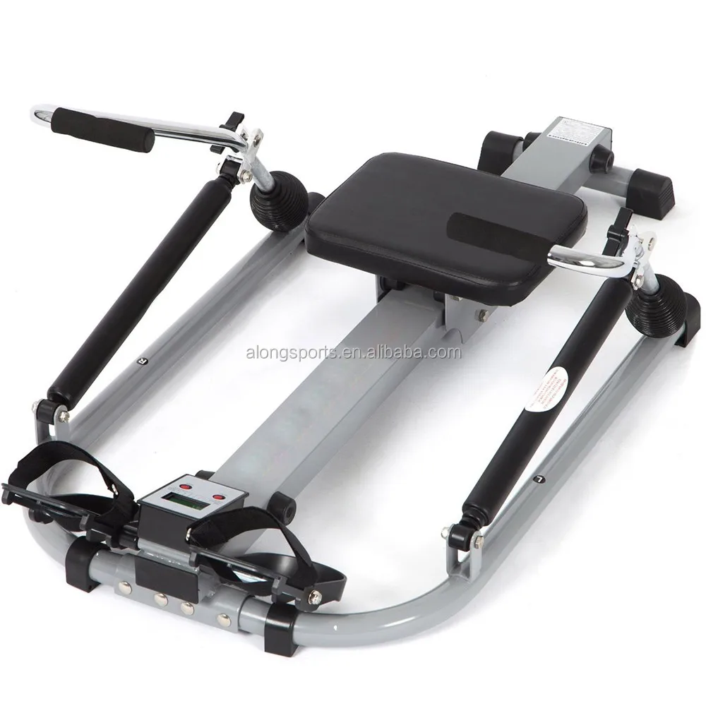 Gym Workout Fitness Equipment Dual Hydraulic Rowing Machine Exercise ...