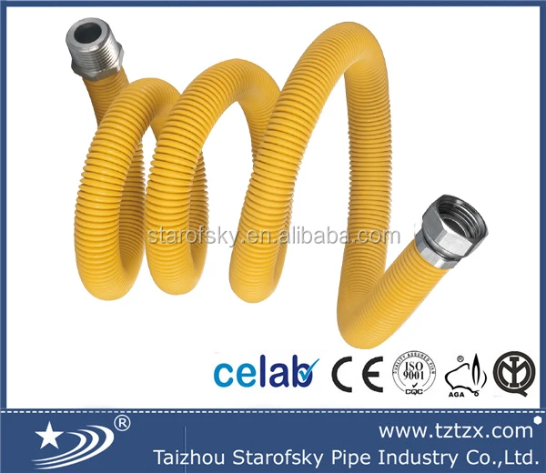 304 Lpg Stainless Steel Flexible Natural Gas Hose - Buy Lpg Gas Hose ...