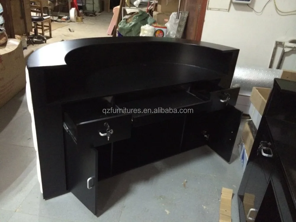 Hair Salon Reception Desk For Barber Shop/salon Reception Counter Qz ...