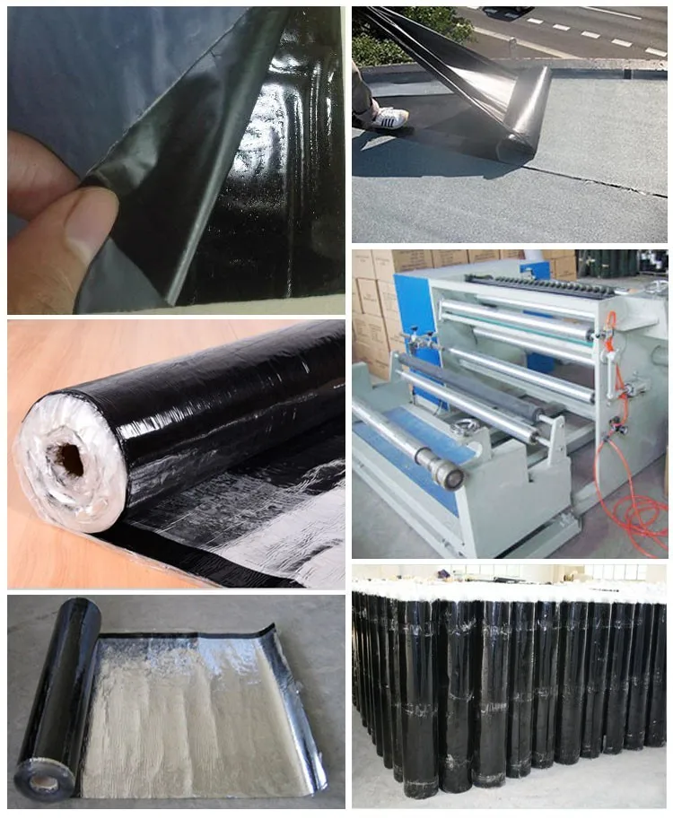 Roofing Sheet Self Adhesive Waterproofing Bitumen Membrane
