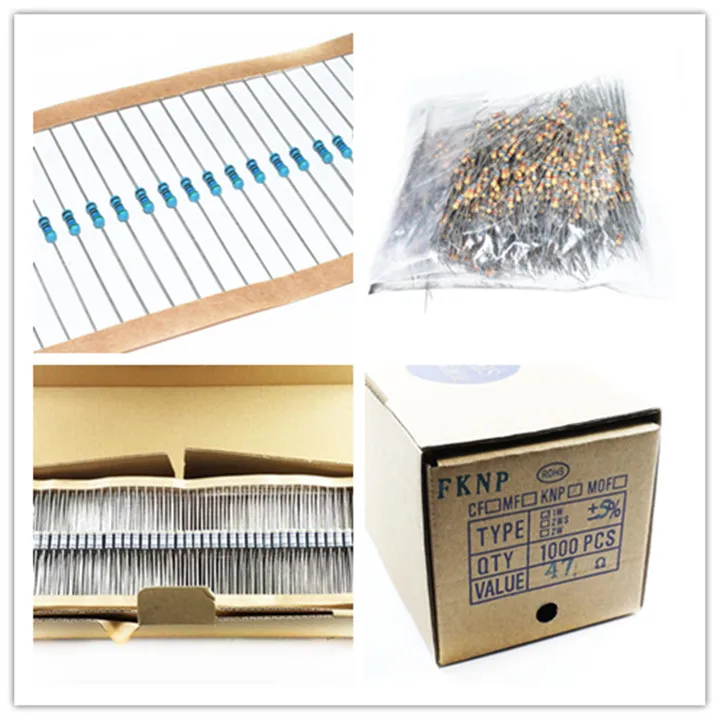 Carbon Film Resistor 1/4w 10k Precision 5% Dip Resistor High Resistance ...