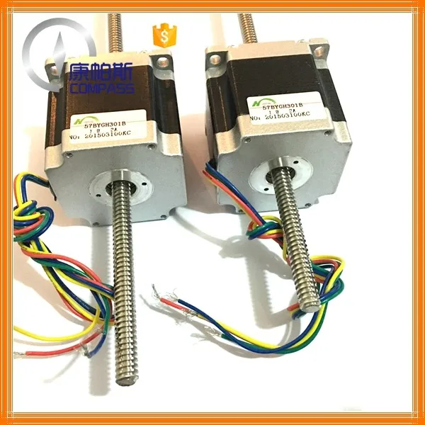 4mm T4 Trapezoidal Screw Pitch 1mm Lead 1mm 2mm Cnc Lead Screw ...