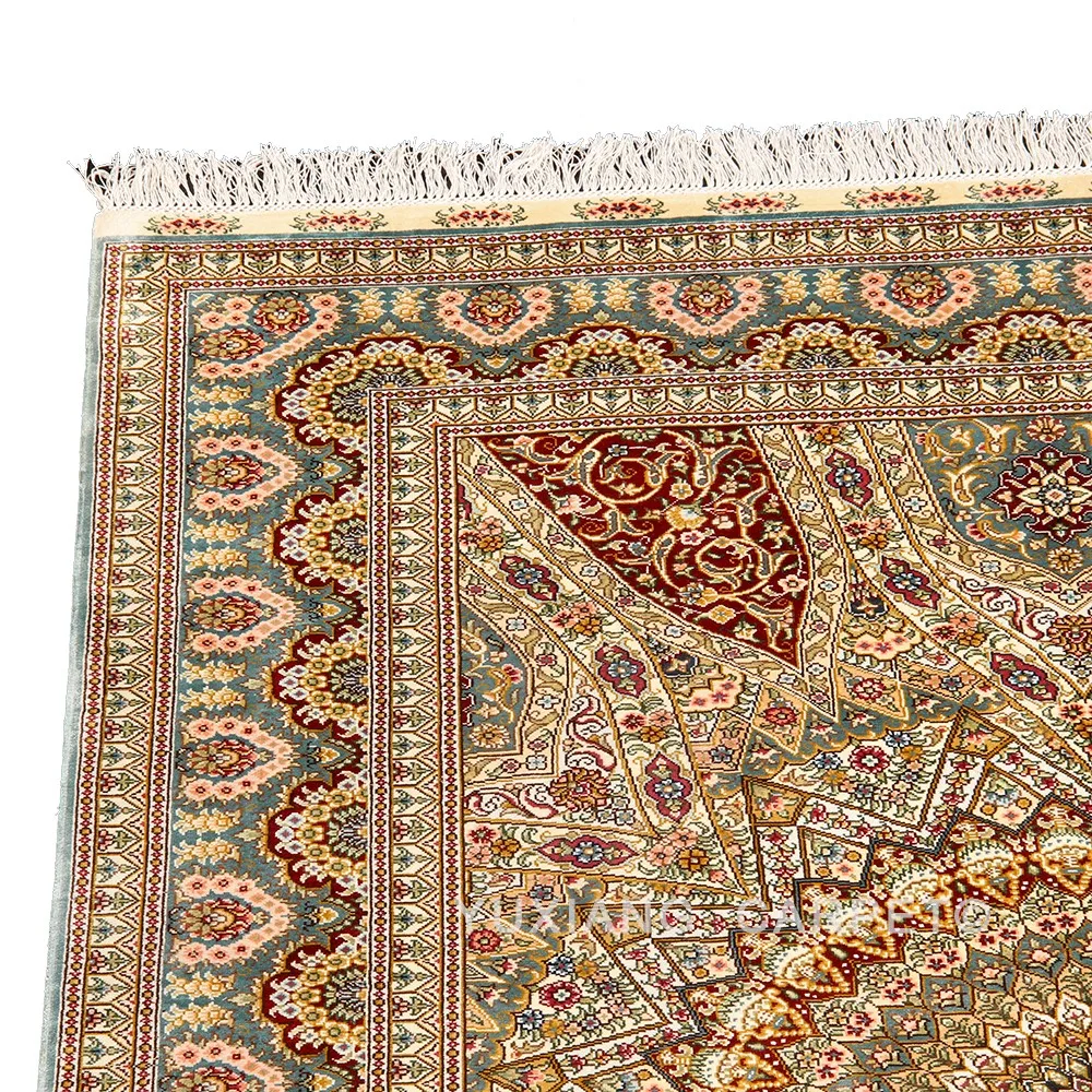 Yuxiang 4*6ft Saudi Carpet Factory Handmade Persian Silk Carpet Rug ...