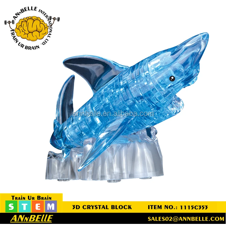 3D Crystal Puzzle Animal Block Puzzle Animal Souvenir tiger Elephant ...