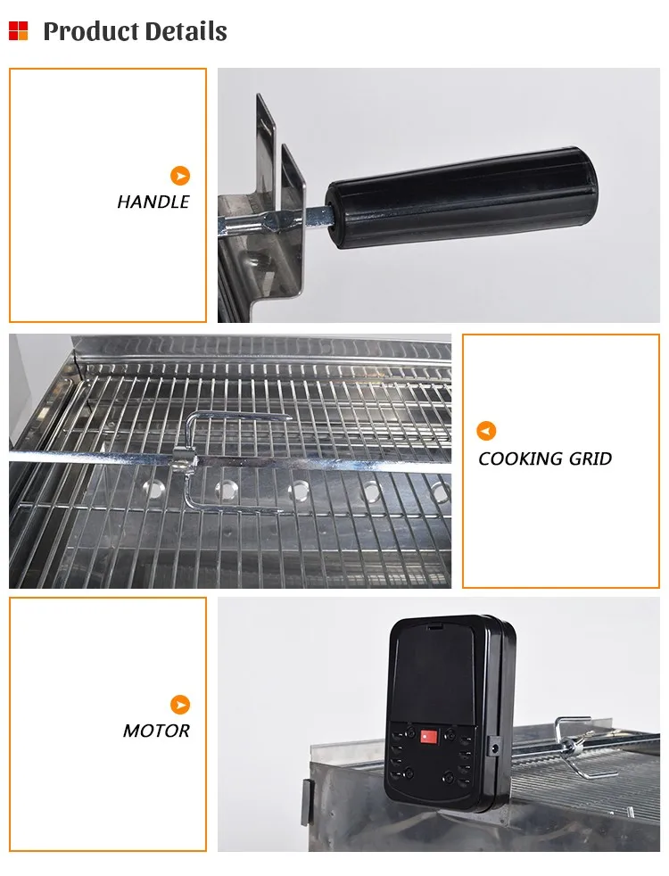 Perfect Flame Rotisserie Spit Roaster Grill Electric Lamb Automatic Bbq ...