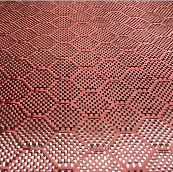Red Hexagon Carbon Kevlar Fabric - Buy Hexagon Carbon Kevlar Fabric ...