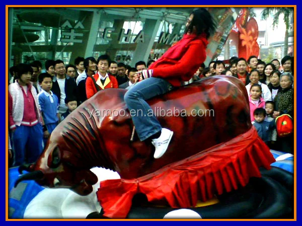 Best Mechanical Rodeo Bull Price! Amusement Park Games Bullfight Rides ...