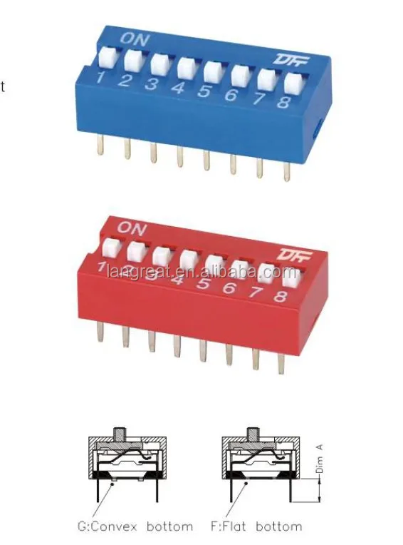 2 3 4 6 8 9 10 Position/pin DIP Switch - LANGREAT Quality