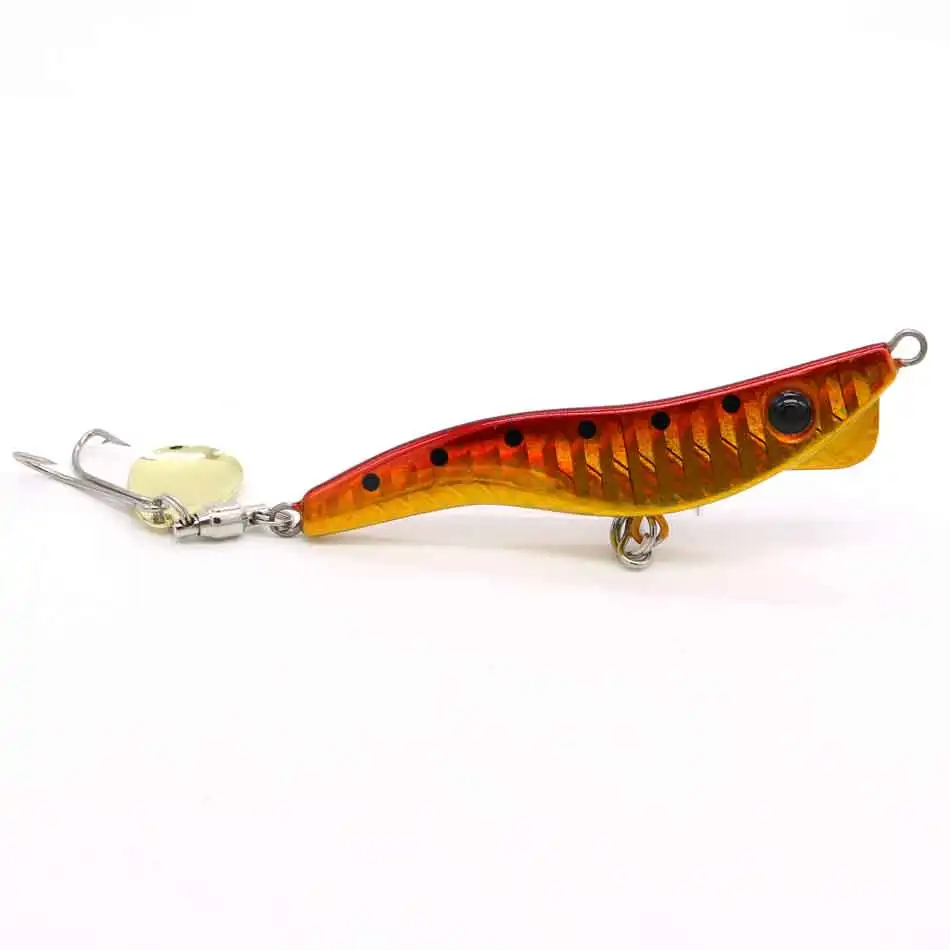 Metalmaru Slow Jig Shrimp Fishing Lure - Lead Squid Jig