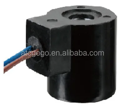GOGOATC Automobile Valve Double Coil 3 Pin Round Pin European Plug 12v ...