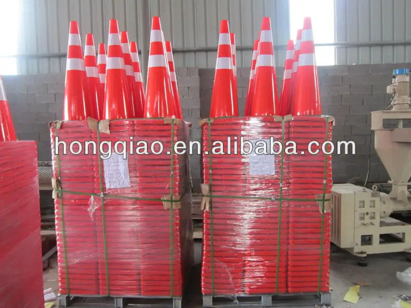 900mm 4.5kg NZ All Orange Slim PVC Reflective Traffic Cone