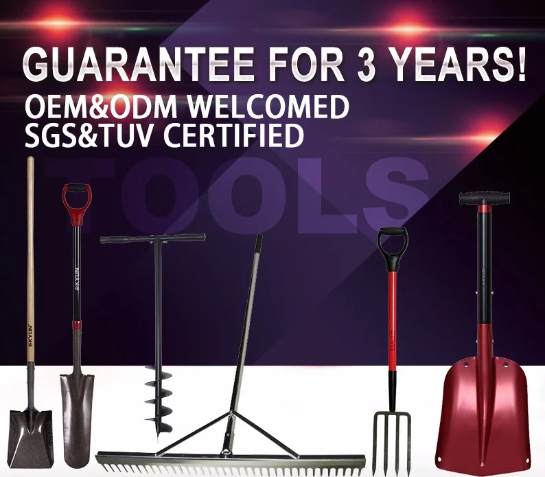 Aluminium Landscape Push Roof Grass Sand Rake 36t 36" Garden Tool ...