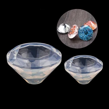 Factory Price Diy Diamond Shape Resin Jewelry Silicone Pendant Mold ...